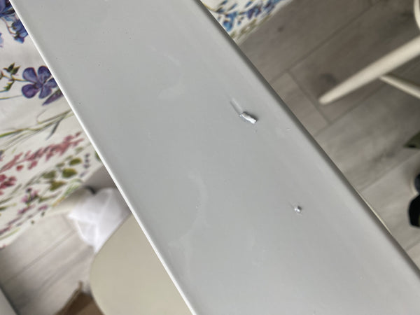 GEORGE fehér acél étkezőasztal láb - SZÉPSÉGHIBÁS - DODO | Designban Otthon